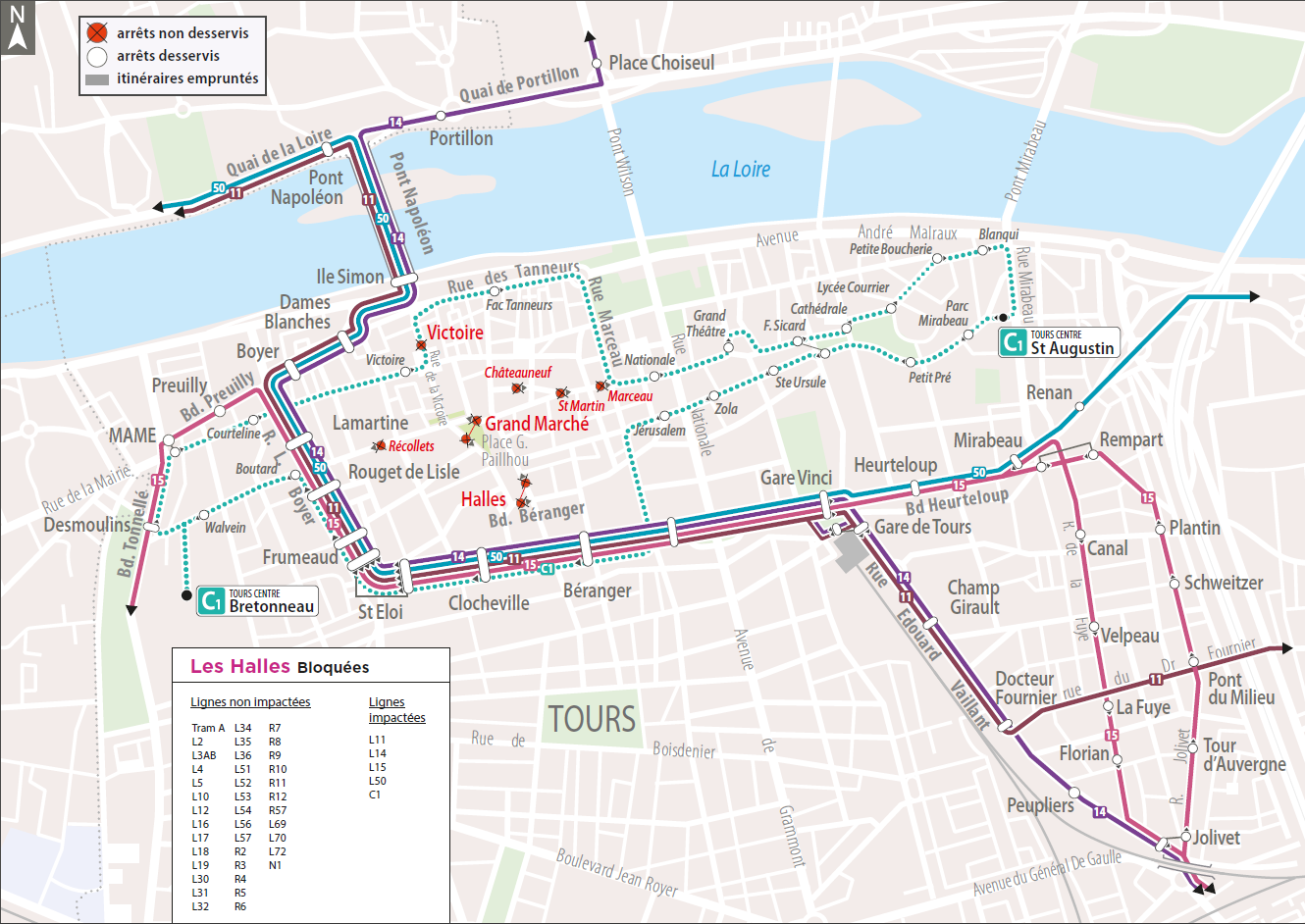 Traffic ReportsMouvement Social - Lignes de bus perturbées samedi 17 ...